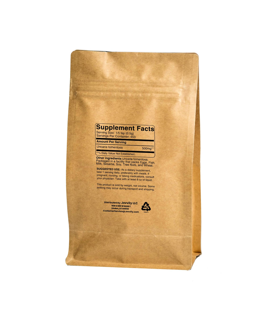natural earthy taste Cat's Claw supplement