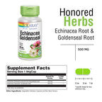 Natural echinacea and goldenseal blend