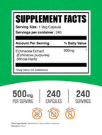 natural echinacea capsules for wellness