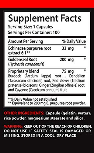 Natural echinacea extract for health