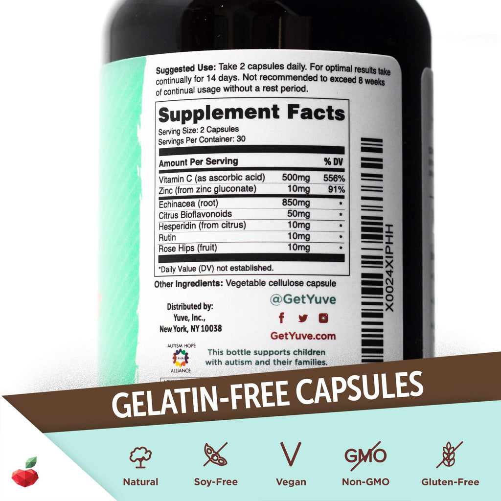 Natural echinacea health benefits supplement
