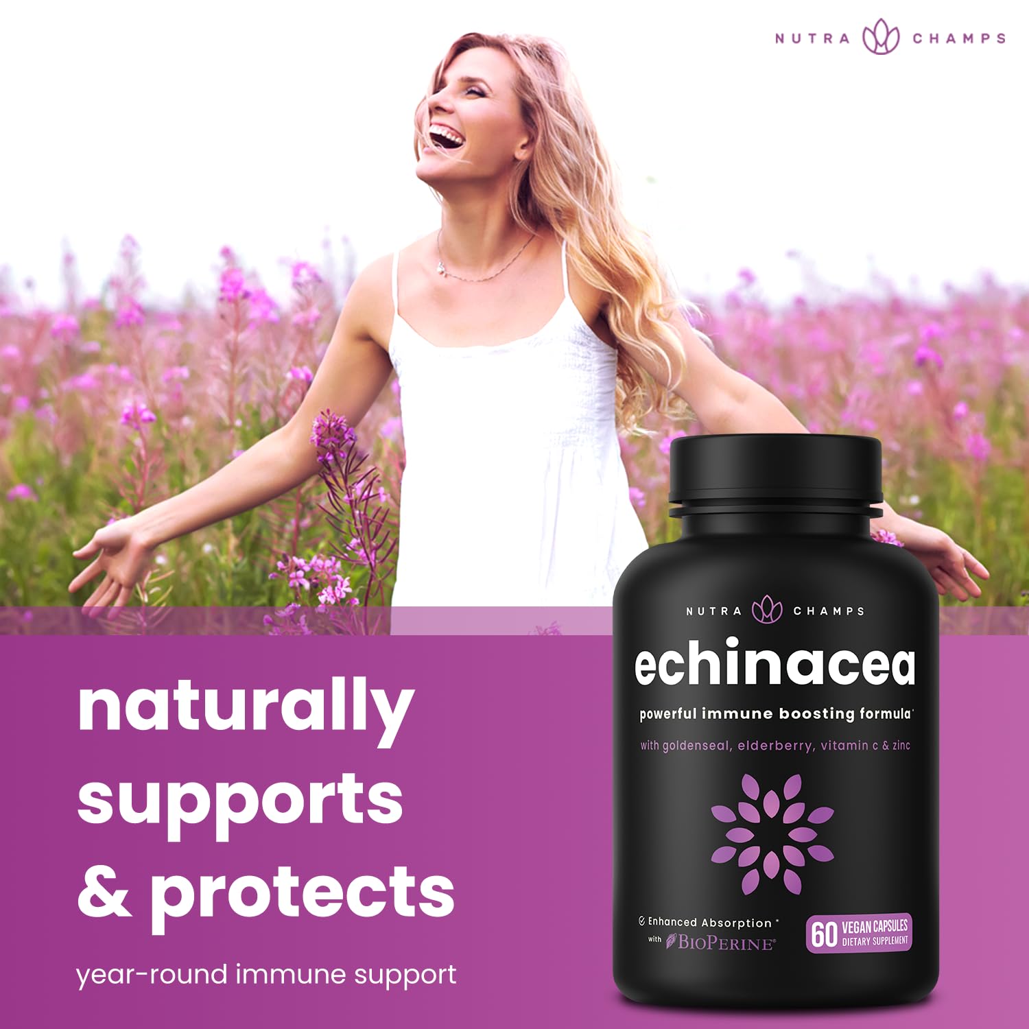 natural echinacea herbal supplement