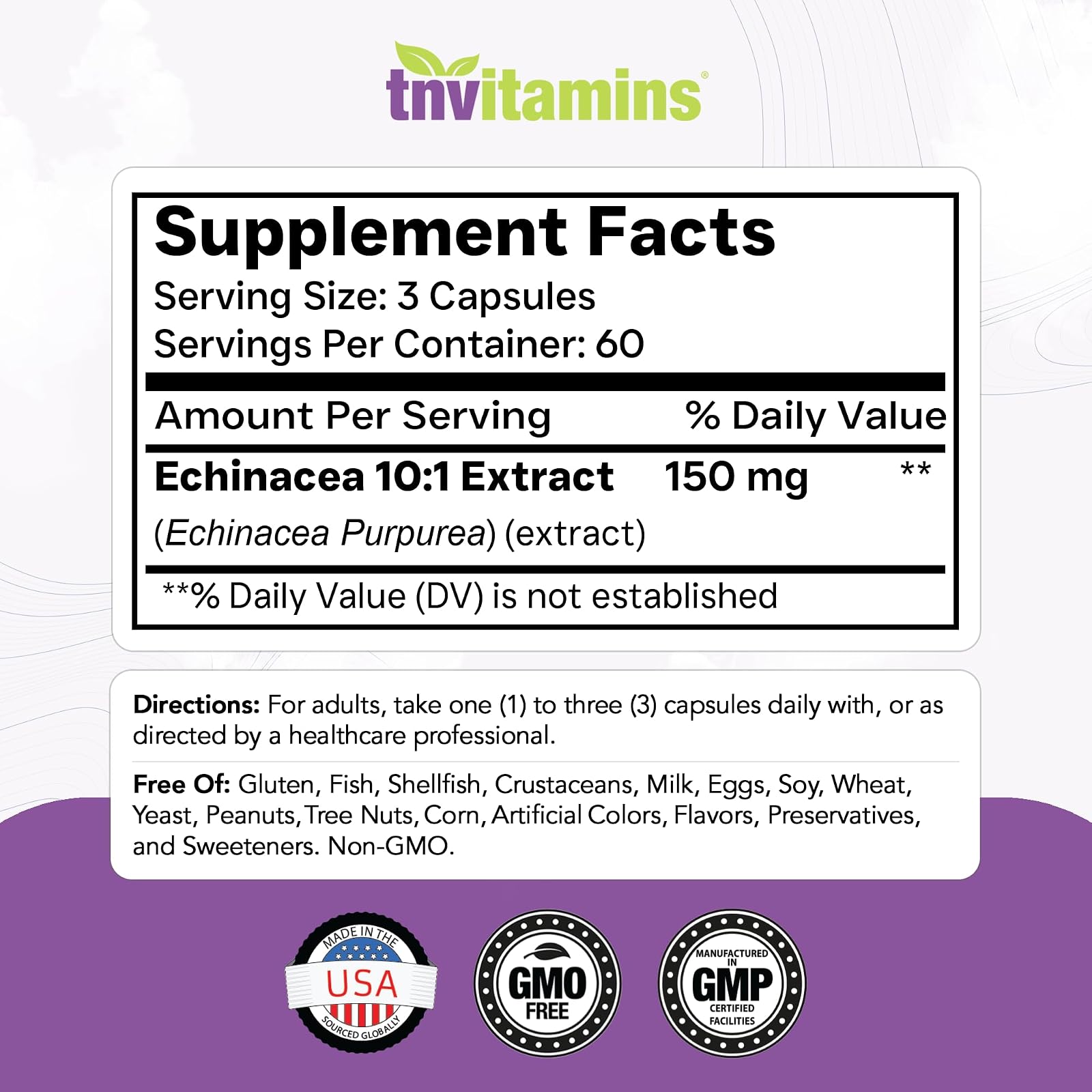 natural echinacea supplement for wellness