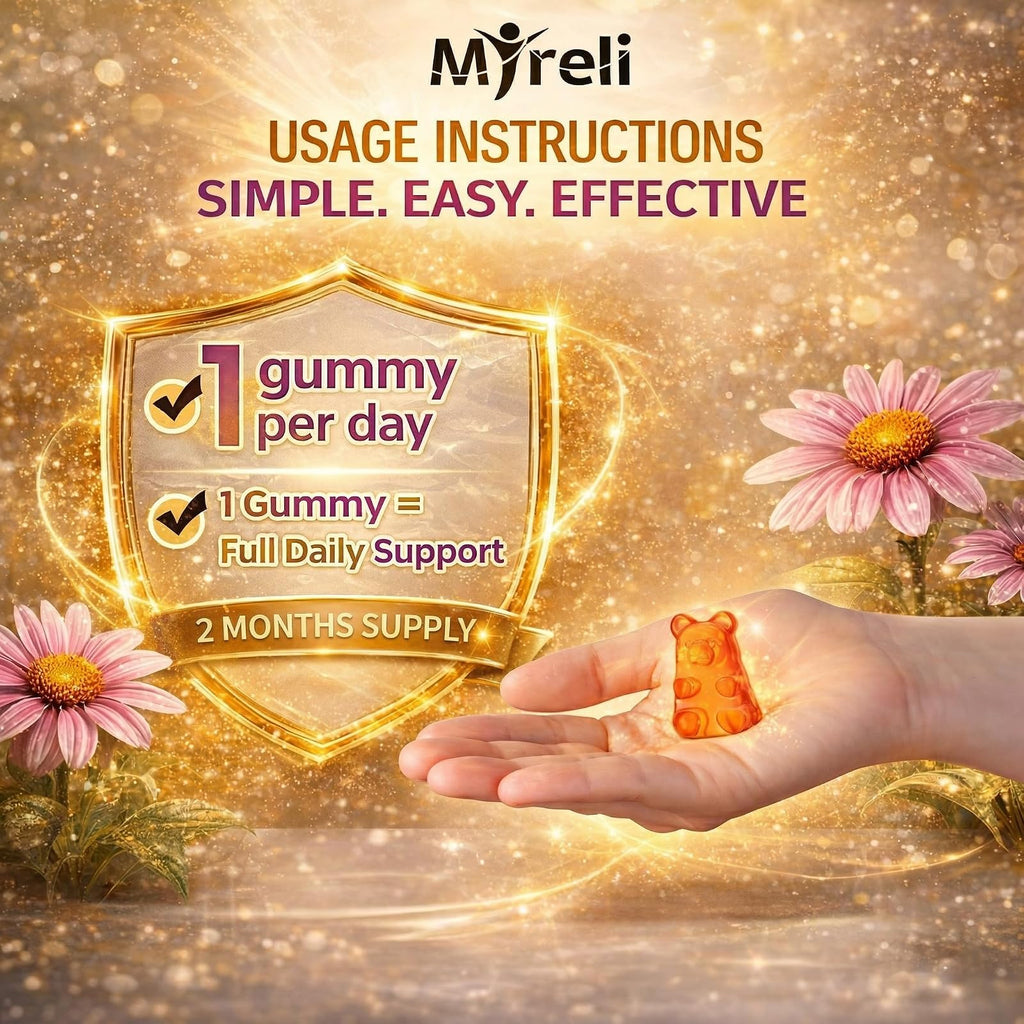 Natural Echinacea supplement in gummy form
