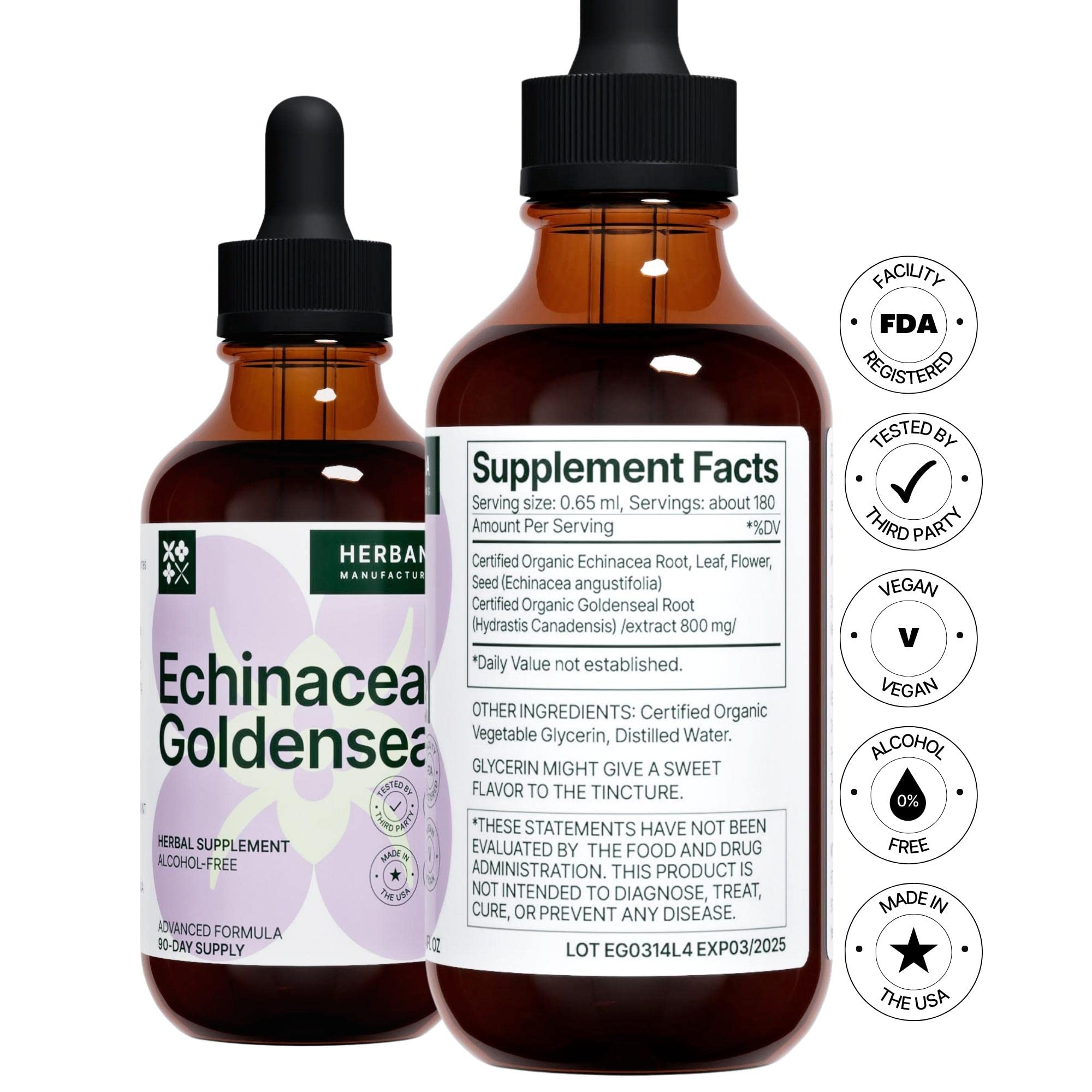 Natural echinacea support for families
