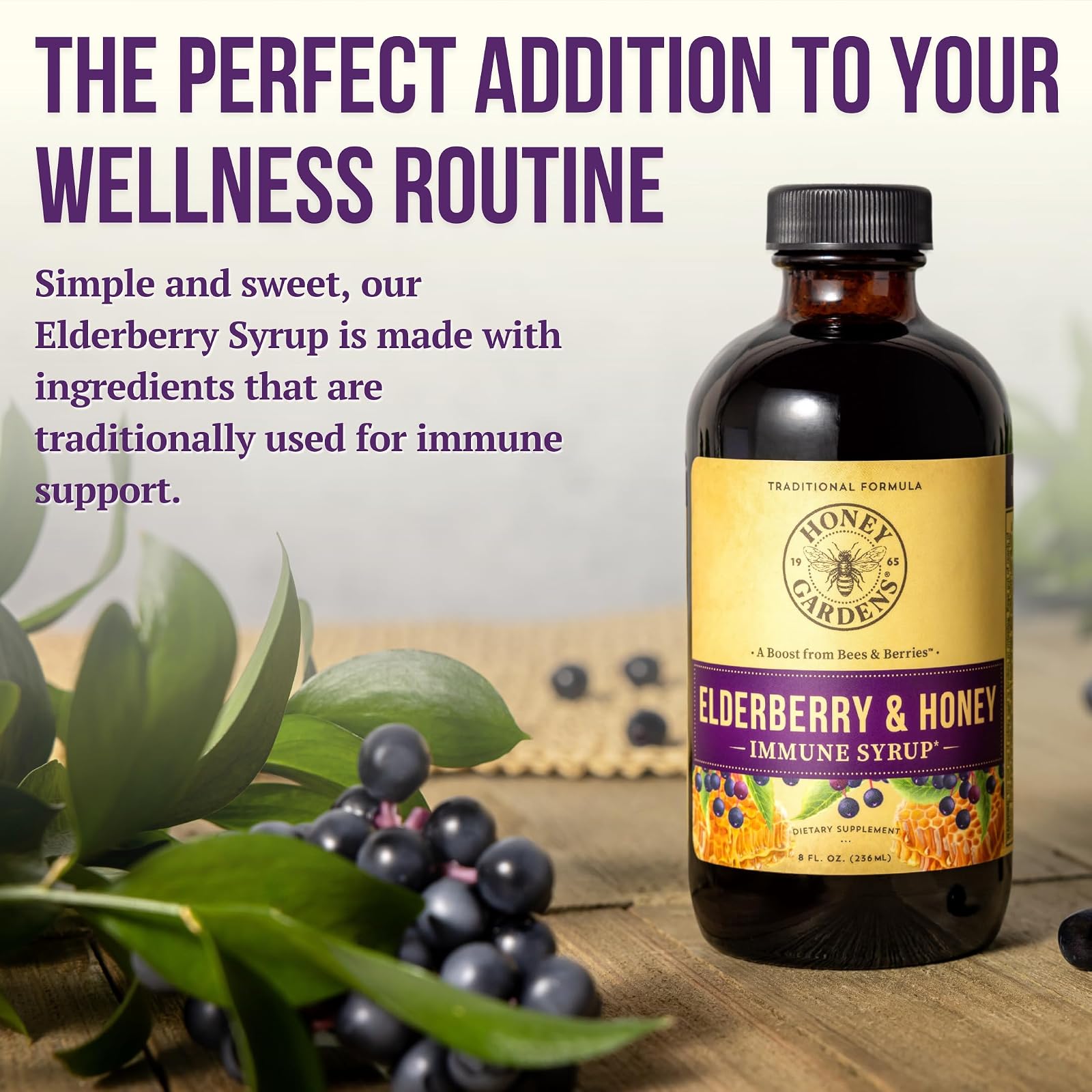 natural elderberry and honey blend
