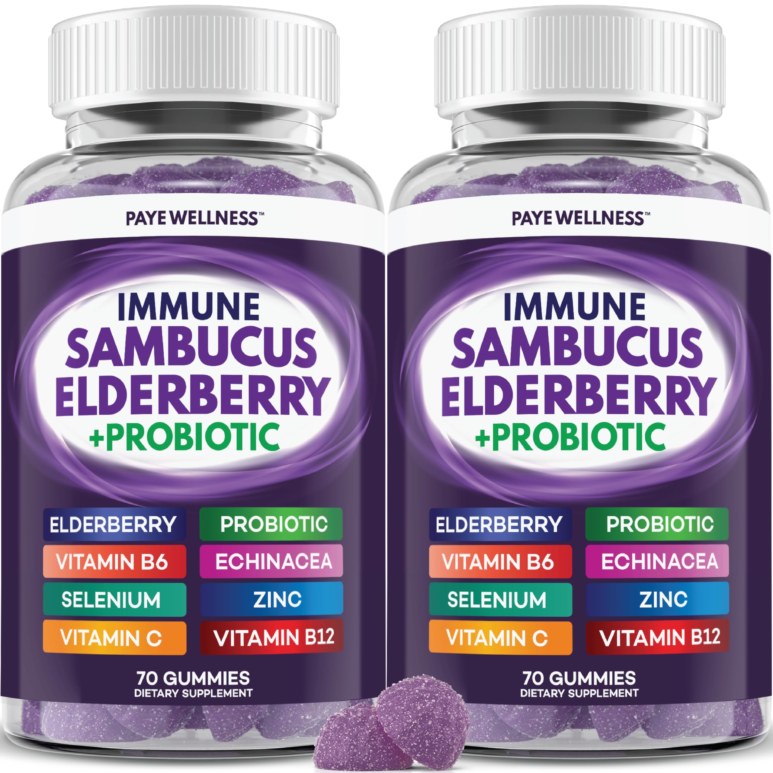 Natural elderberry and vitamin C