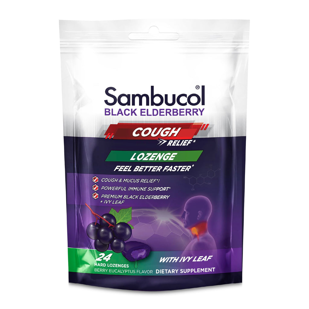 natural elderberry cough drops for adults