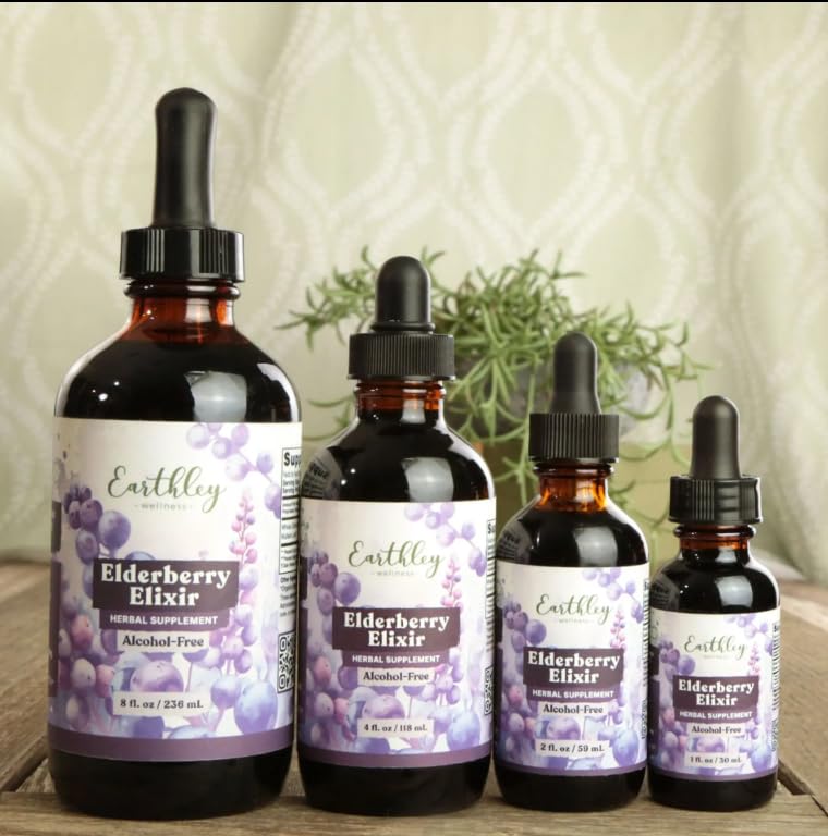 natural elderberry elixir for vitality