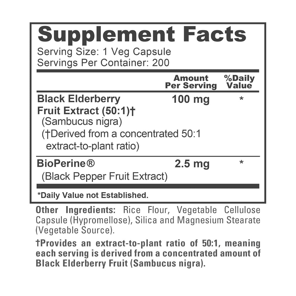 natural elderberry extract for adults