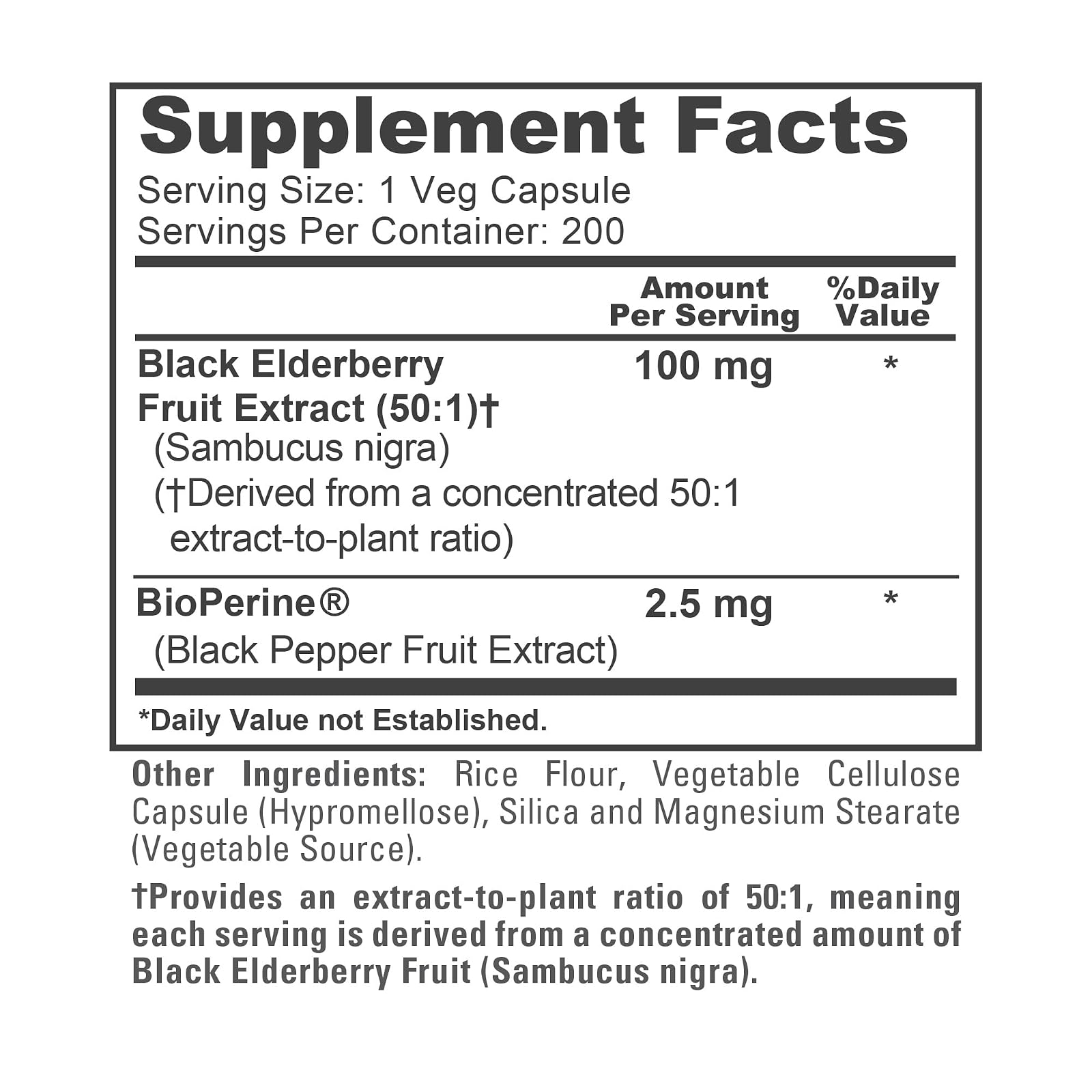 natural elderberry extract for adults