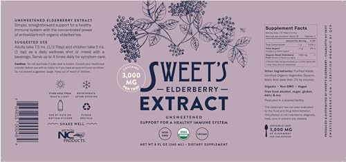 natural elderberry extract for colds