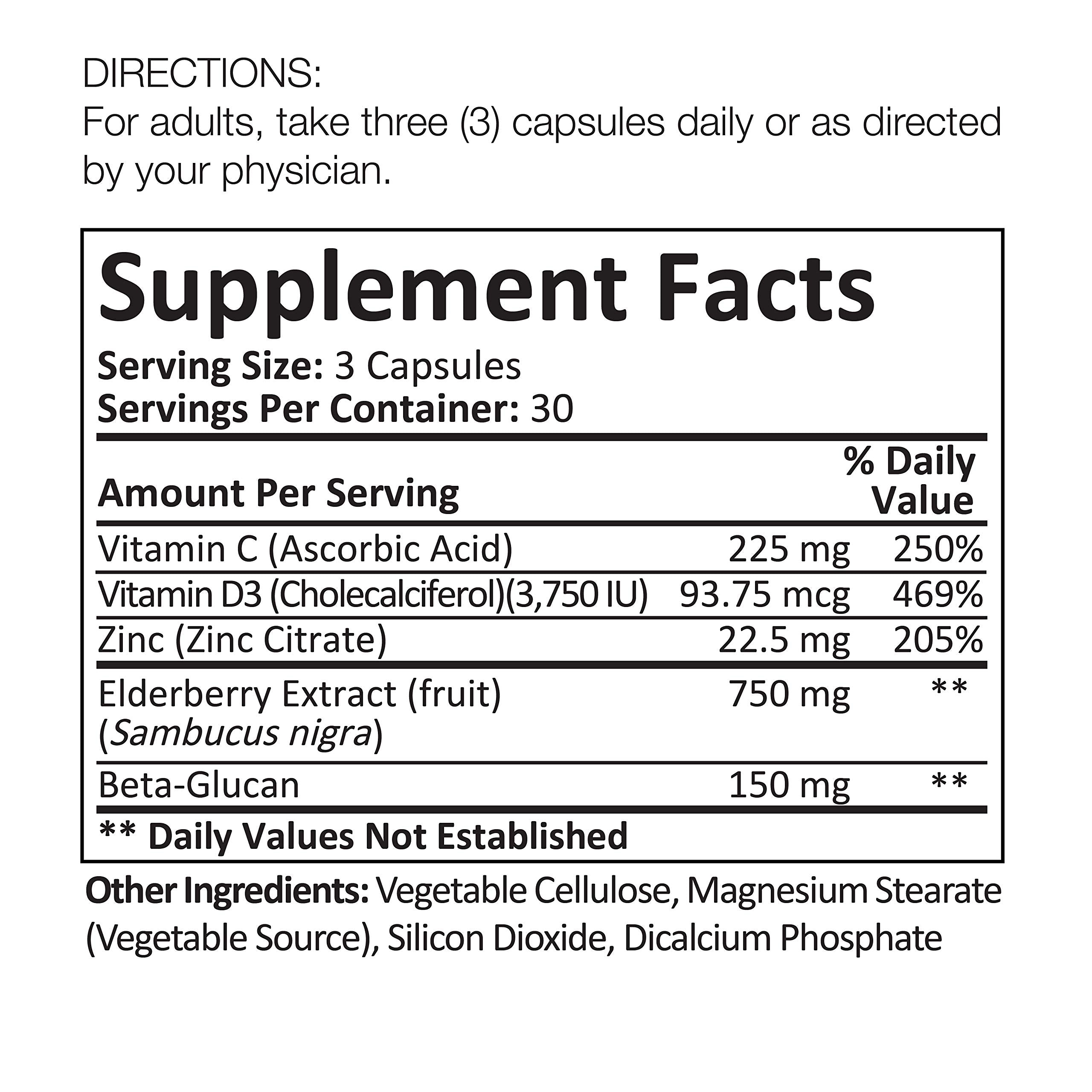 Natural elderberry extract for health