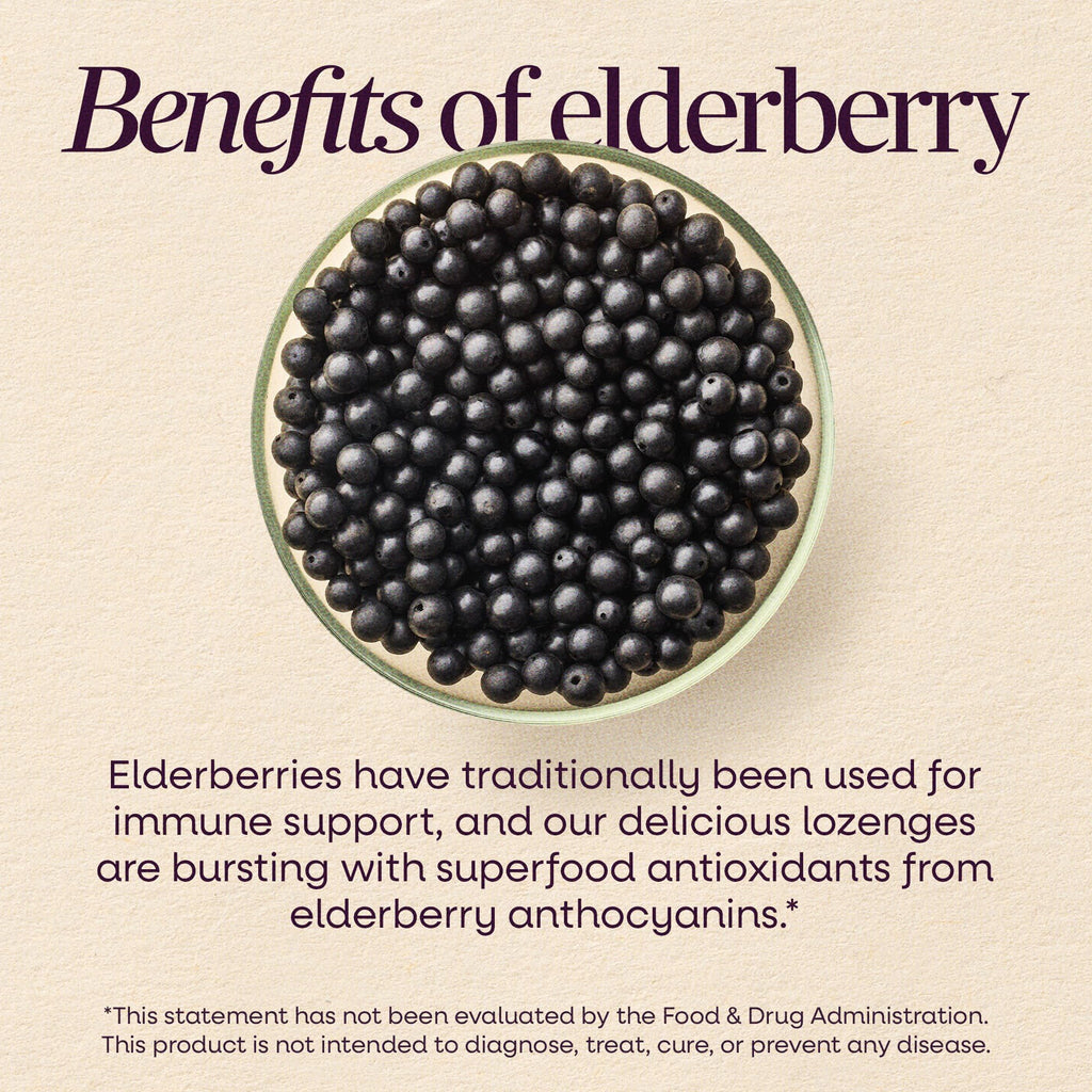Natural elderberry extract for immune health