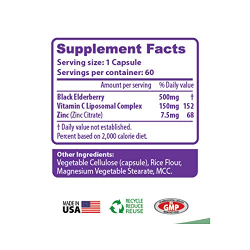 Natural elderberry extract for immunity