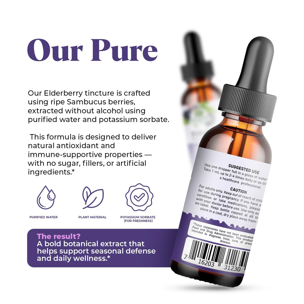 Natural elderberry extract for wellness