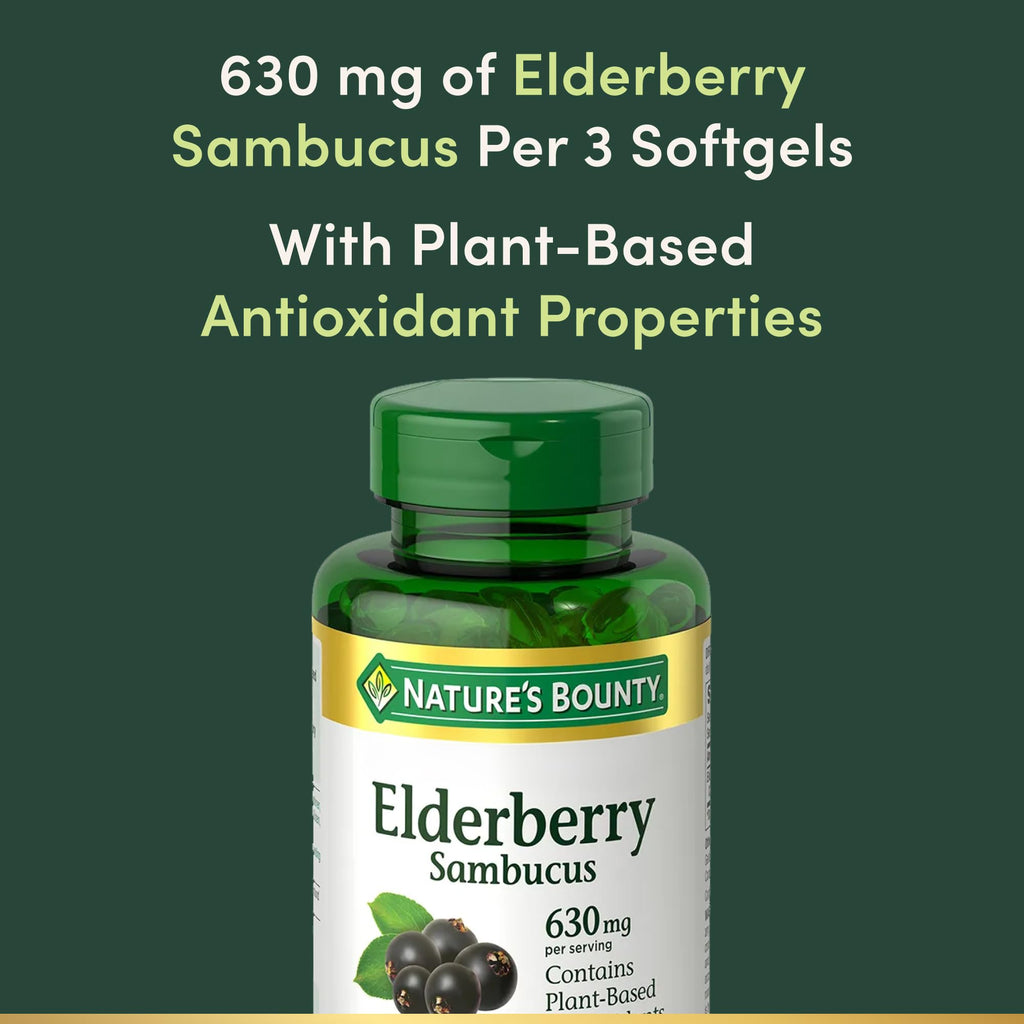 Natural elderberry for immune boost