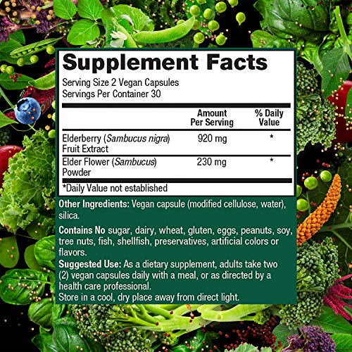 Natural elderberry for immune support