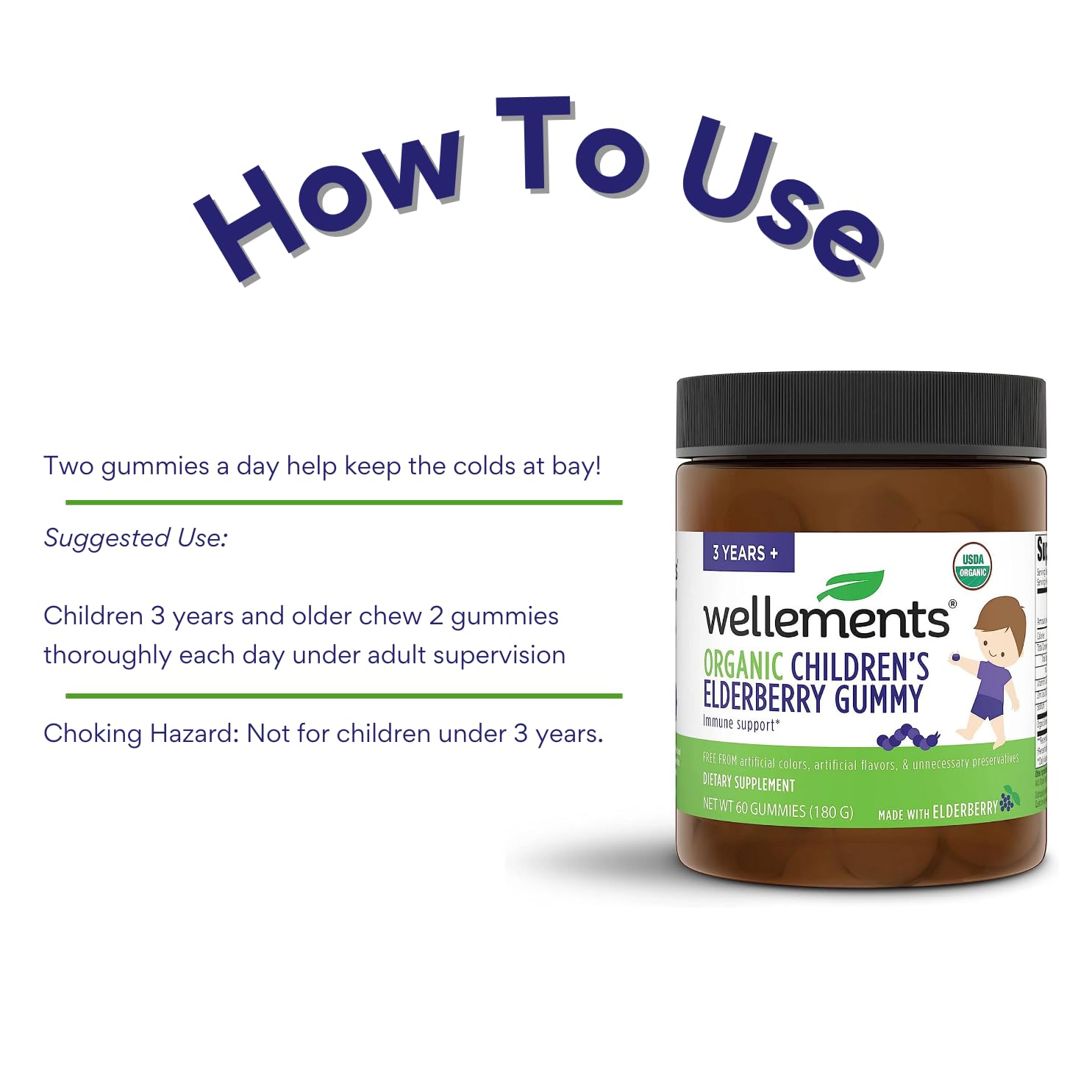 natural elderberry gummies for children