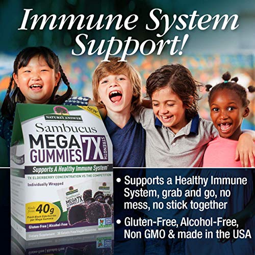 natural elderberry gummies for cold relief