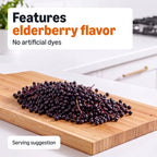 Natural elderberry gummies for cold relief