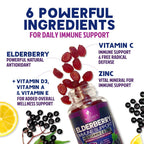 natural elderberry gummies for cold relief