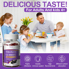 Natural elderberry gummies for cold relief