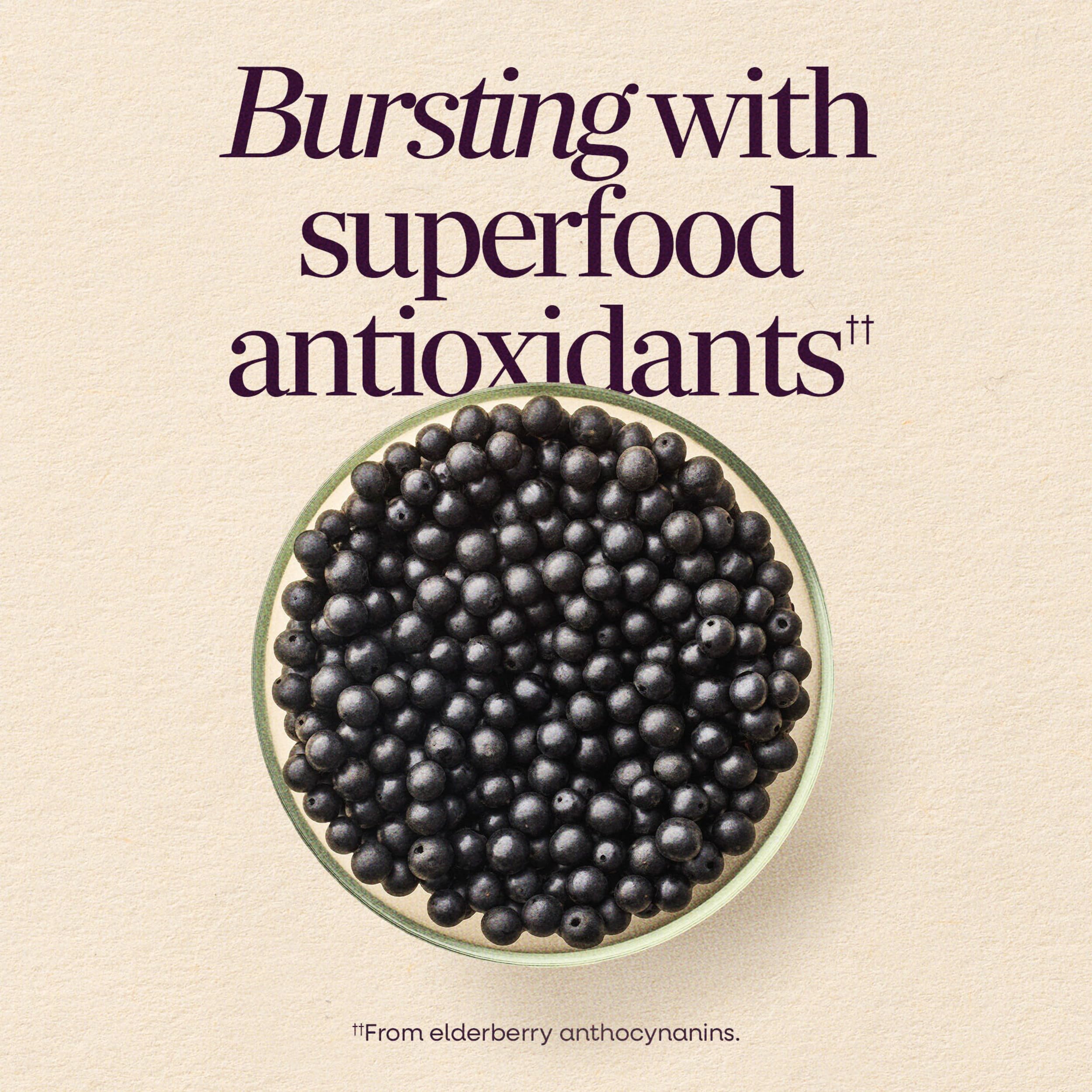 natural elderberry gummies for health