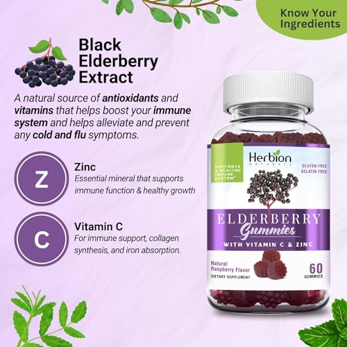 natural elderberry gummies for immune health