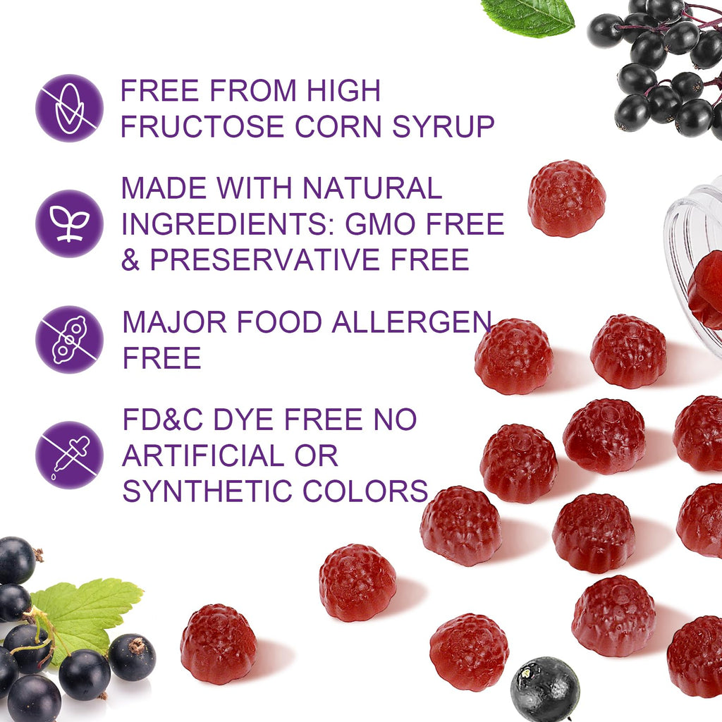 natural elderberry gummies for immunity