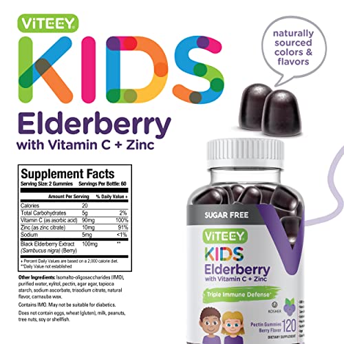 natural elderberry gummies for kids' wellness