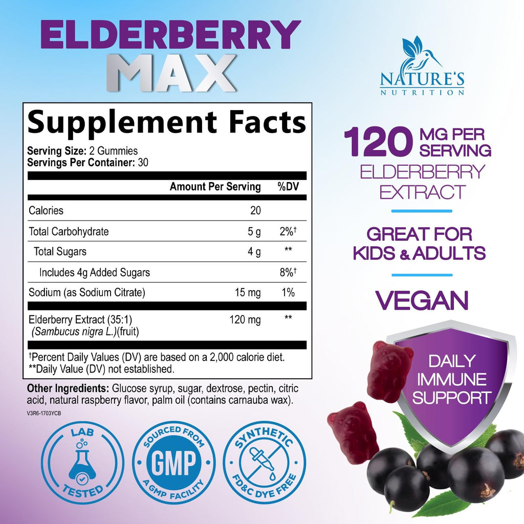 natural elderberry gummies for kids