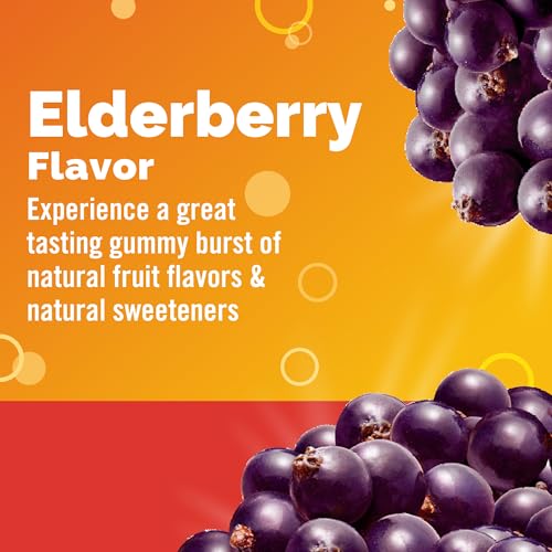 Natural elderberry gummies for kids