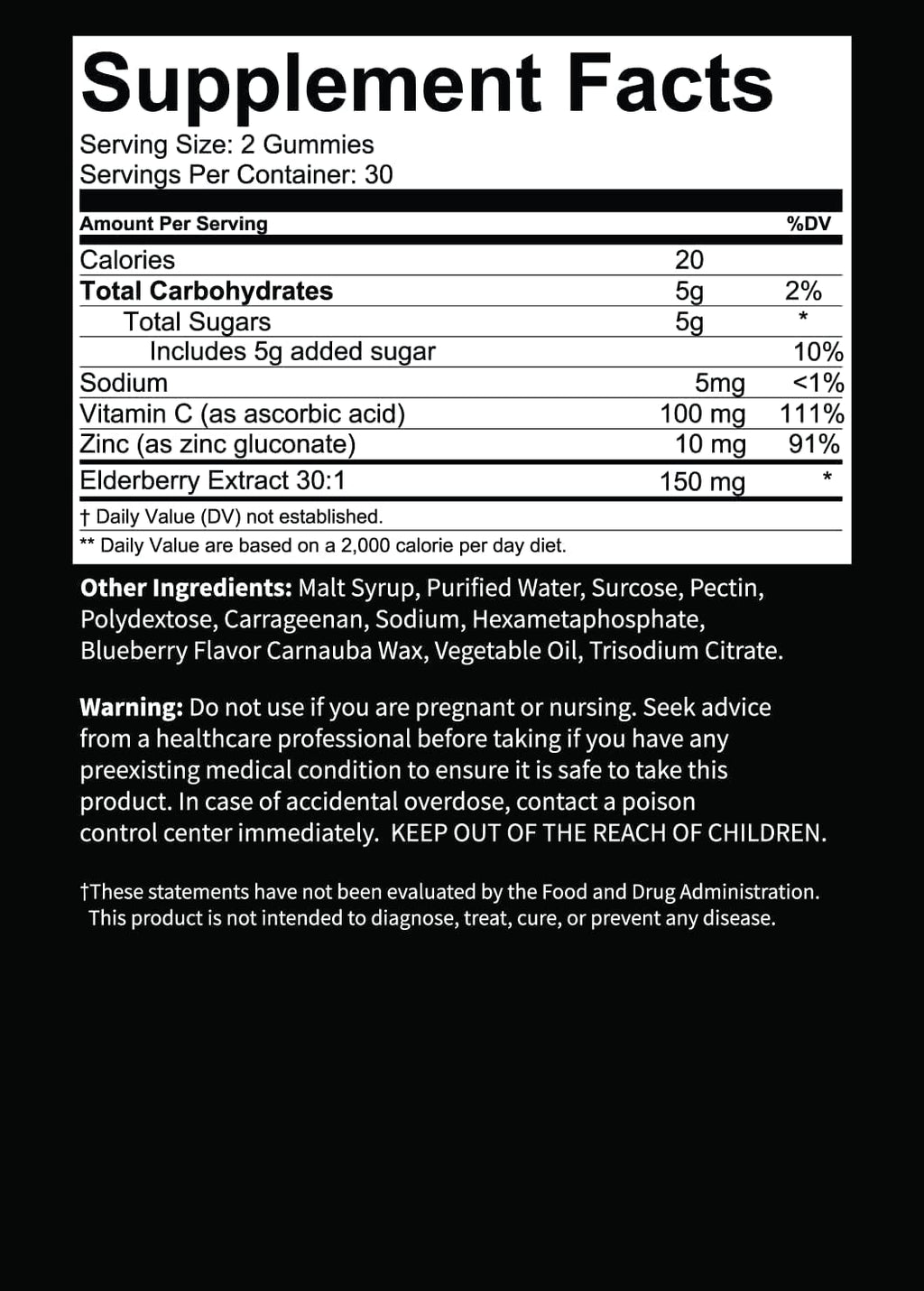 natural elderberry gummies for kids