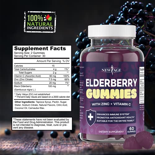 natural elderberry gummies for kids