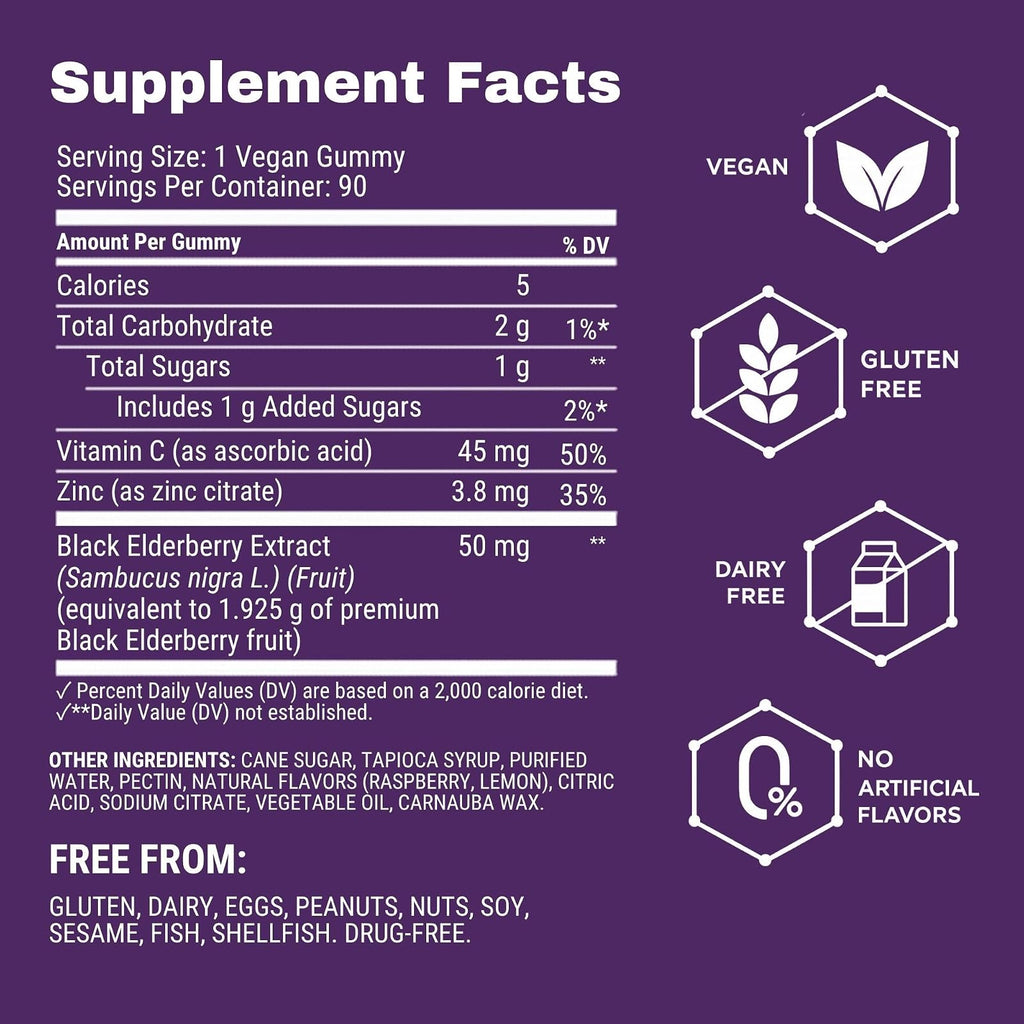 natural elderberry gummies for kids