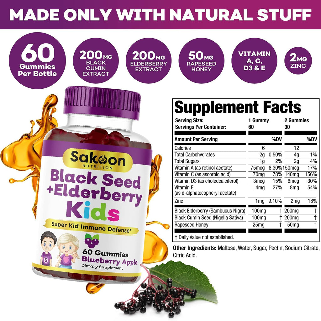 natural elderberry gummies for wellness