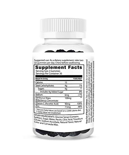 natural elderberry gummies for wellness