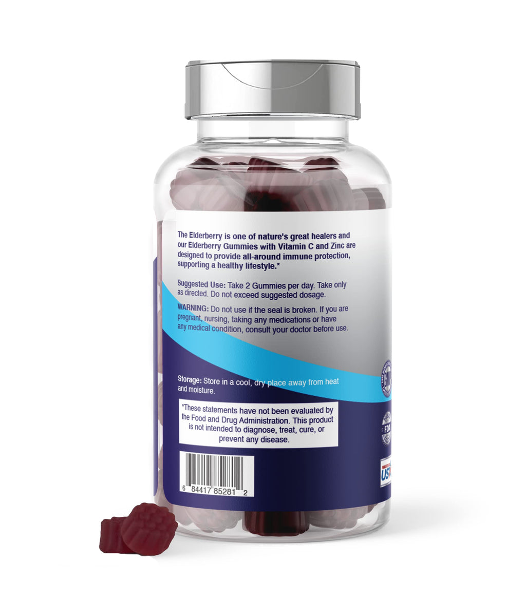 natural elderberry gummies with vitamin C
