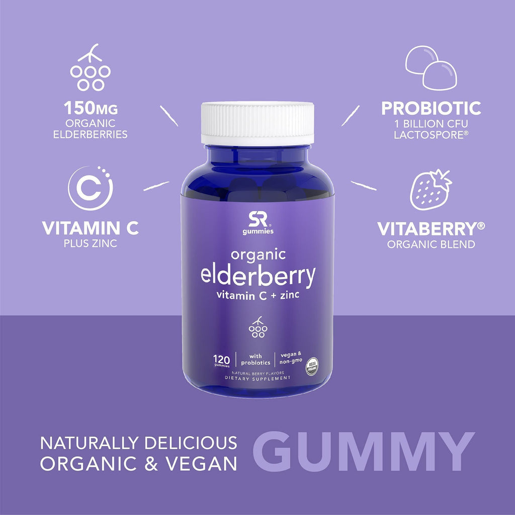 natural elderberry gummies with vitamin C