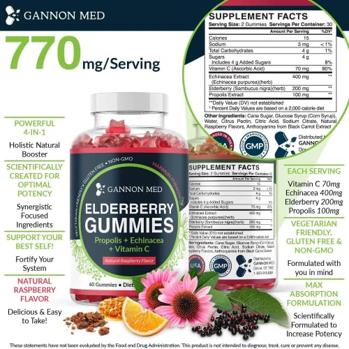 natural elderberry gummies with vitamin C