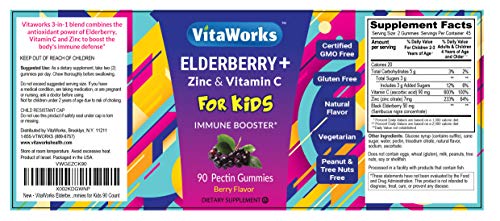 natural elderberry gummies with zinc