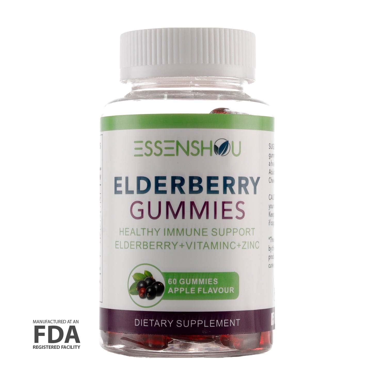 natural elderberry gummies with zinc