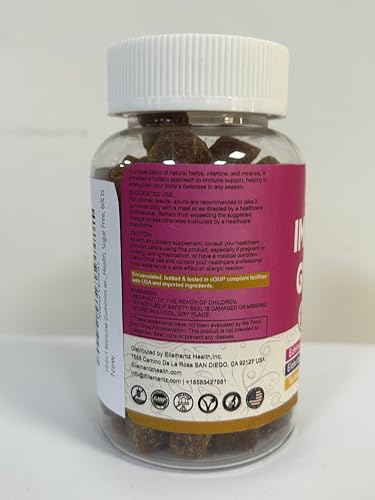 natural elderberry gummies with zinc