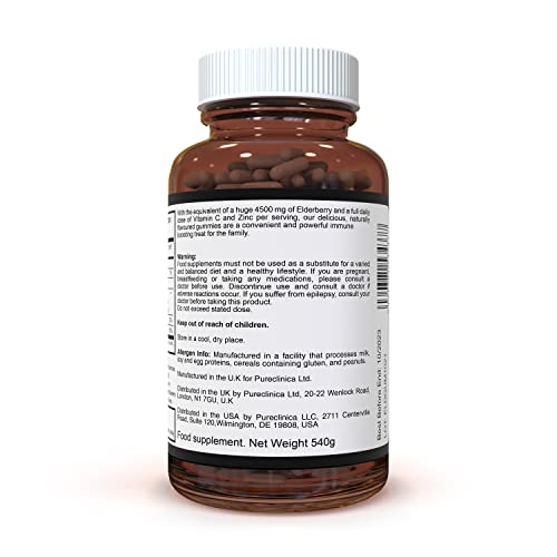 natural elderberry immune booster gummies