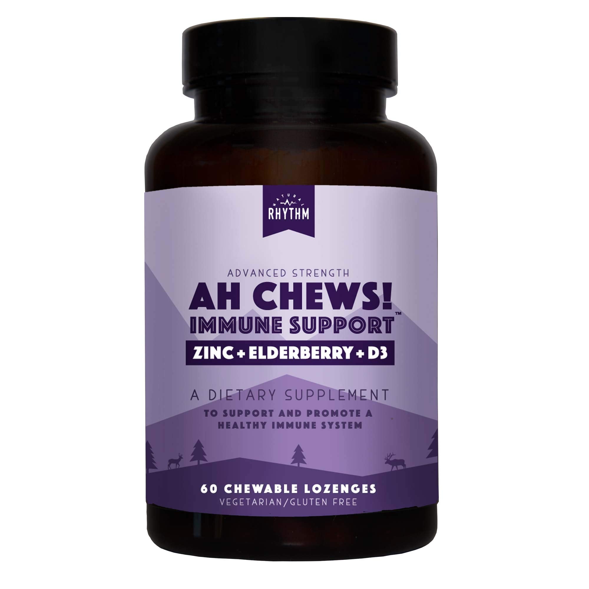 natural elderberry immune booster lozenges