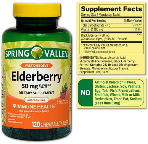 Natural elderberry immune booster