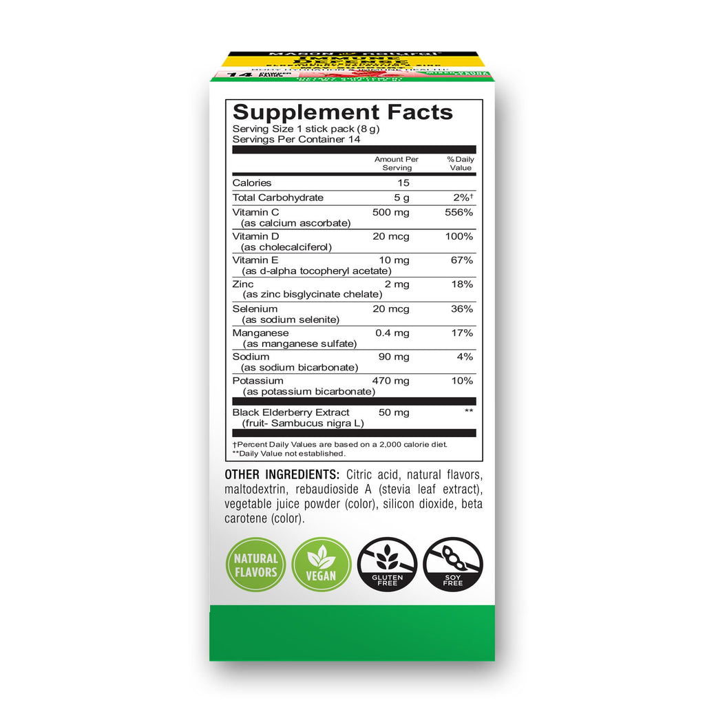Natural elderberry immune support powder