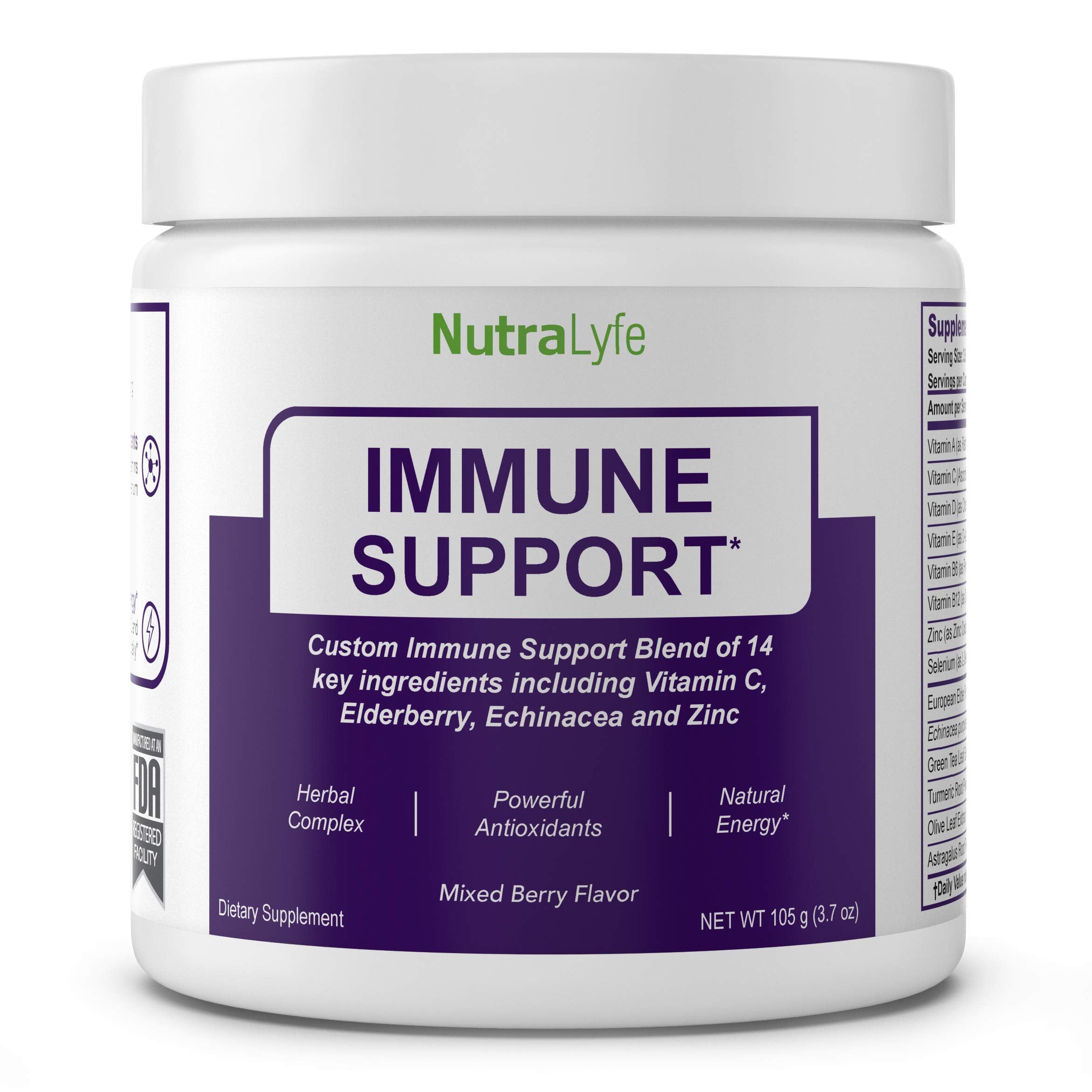 natural elderberry immune support supplement