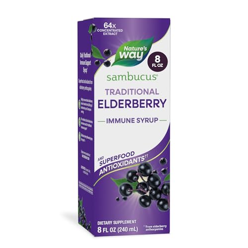 natural elderberry immune support syrup